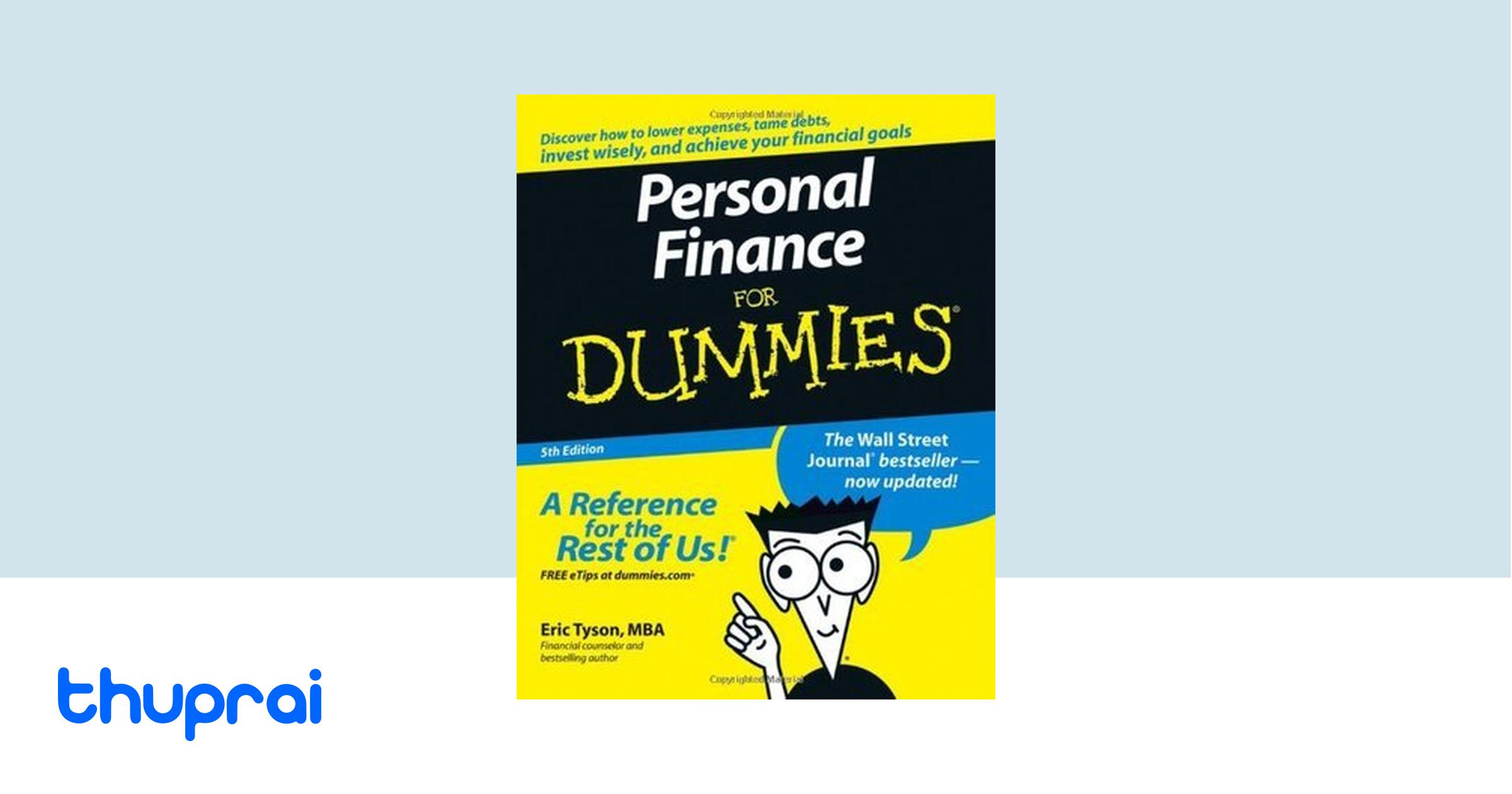 Buy Personal Finance For Dummies in Nepal | Thuprai