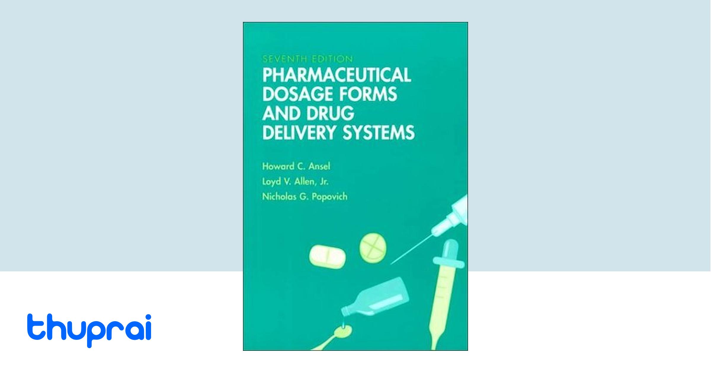 Buy Pharmaceutical Dosage Forms and Drug Delivery Systems in Nepal ...