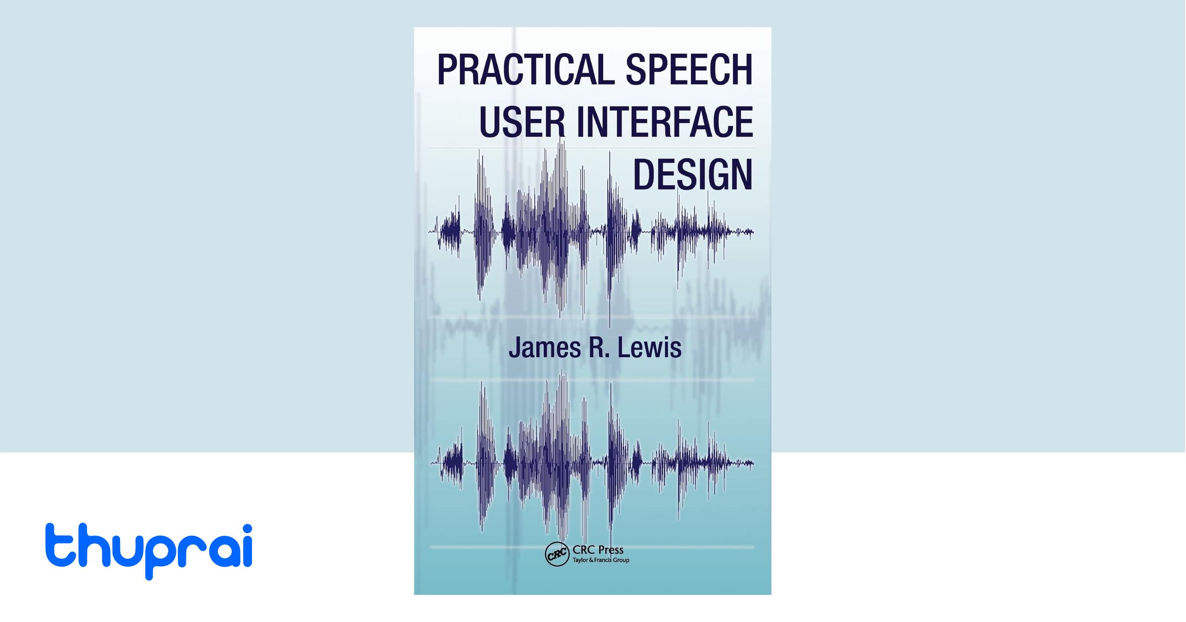 Buy Practical Speech User Interface Design in Nepal | Thuprai