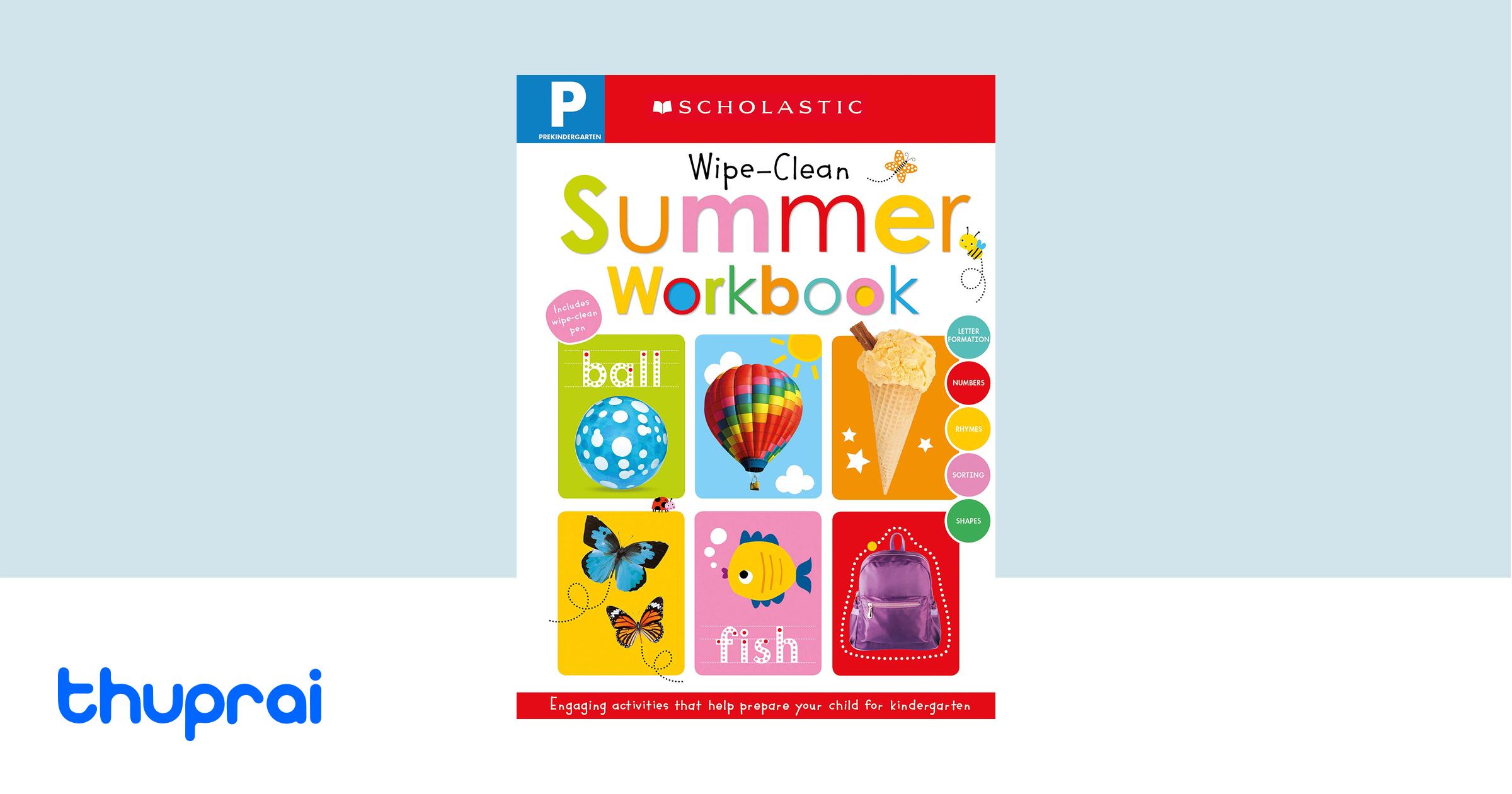 Buy Pre-K Summer Workbook: Scholastic Early Learners (Wipe-Clean) in ...