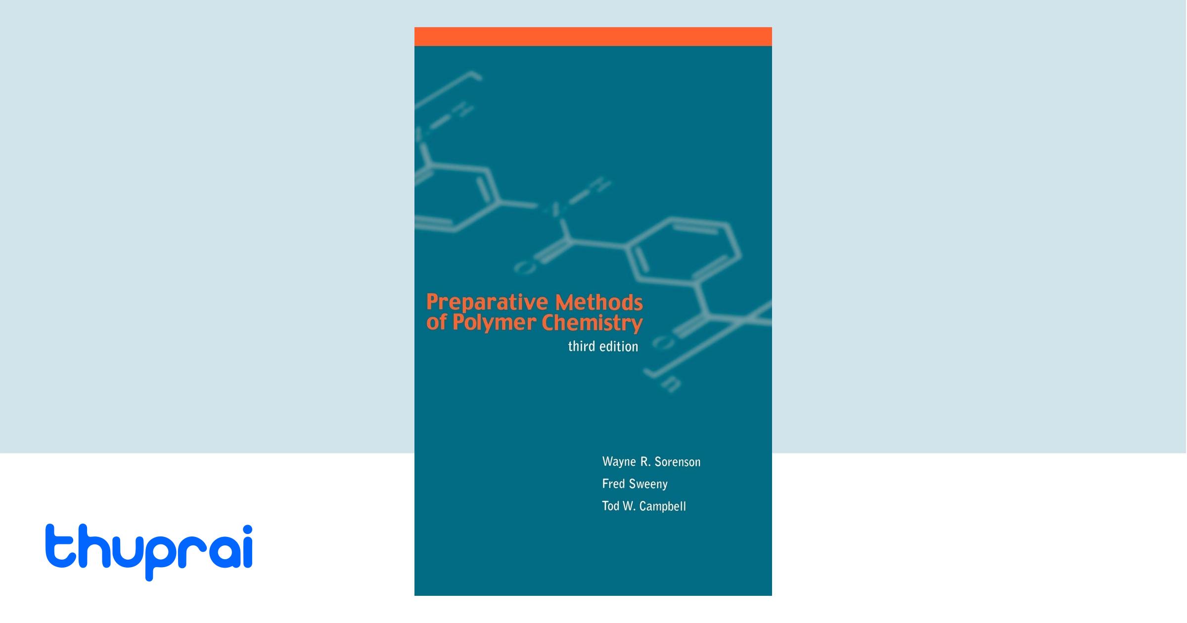 Buy Preparative Methods of Polymer Chemistry in Nepal | Thuprai