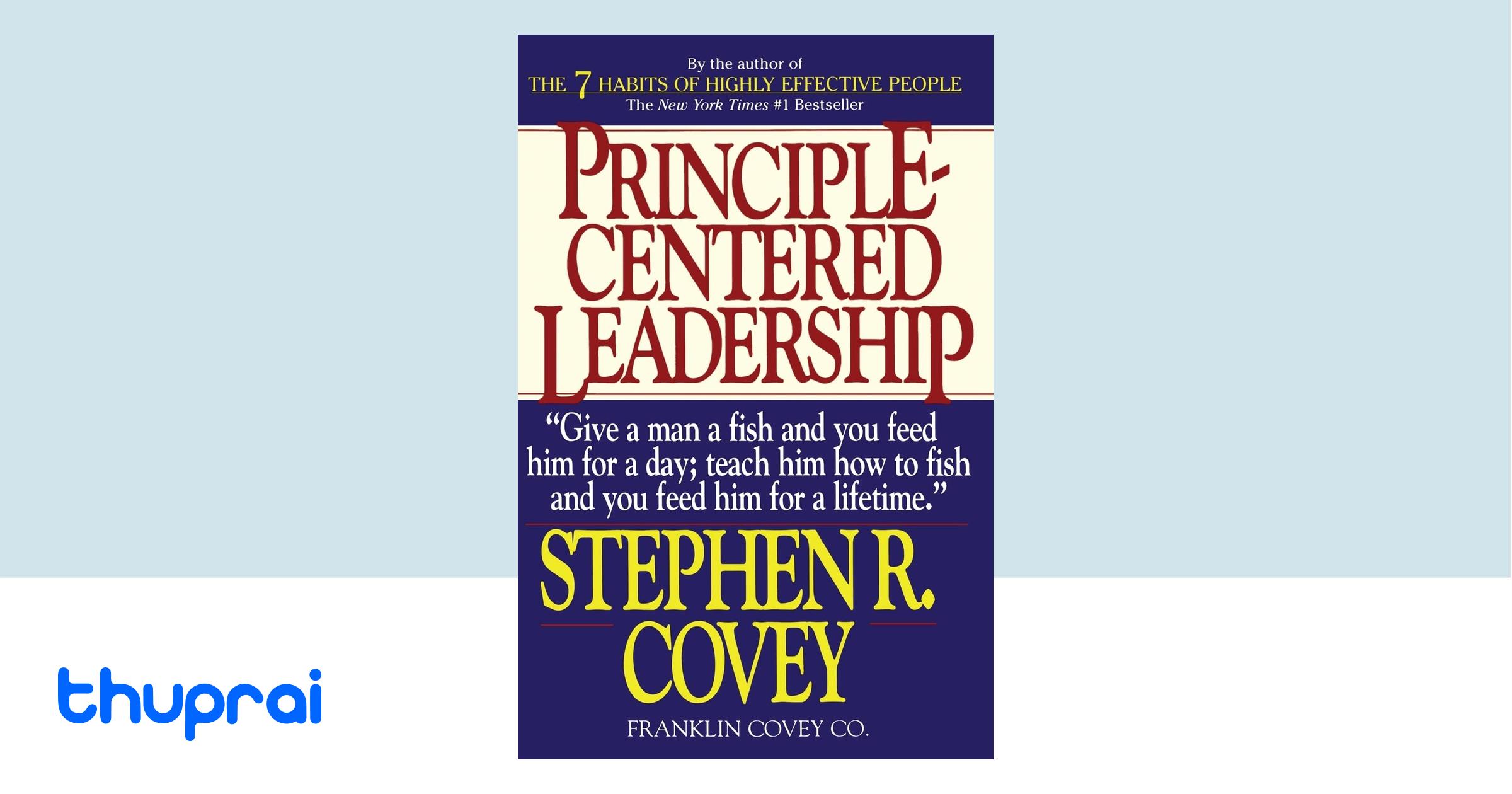 Buy Principle Centered Leadership in Nepal | Thuprai