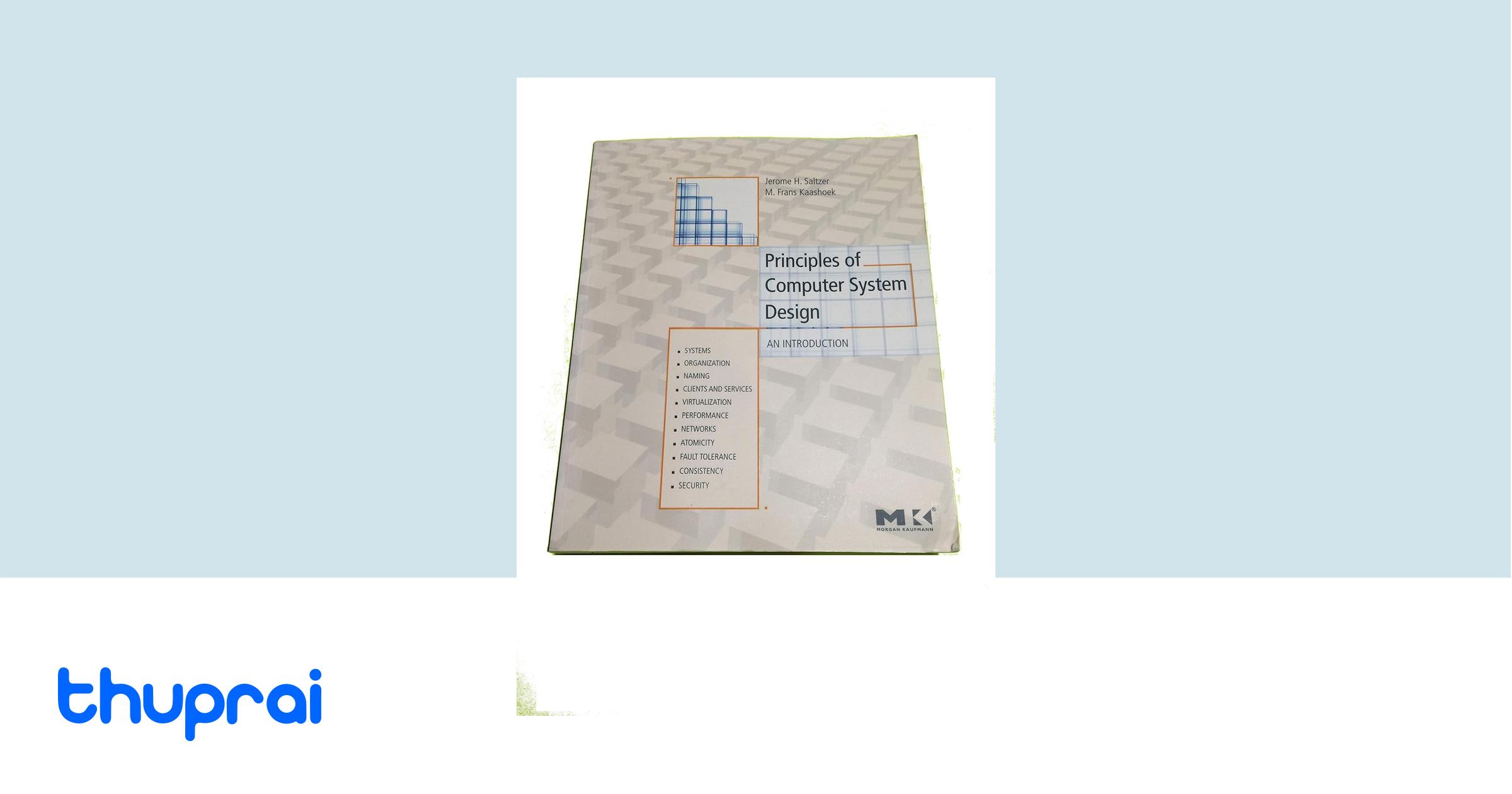 Buy Principles of Computer System Design in Nepal | Thuprai