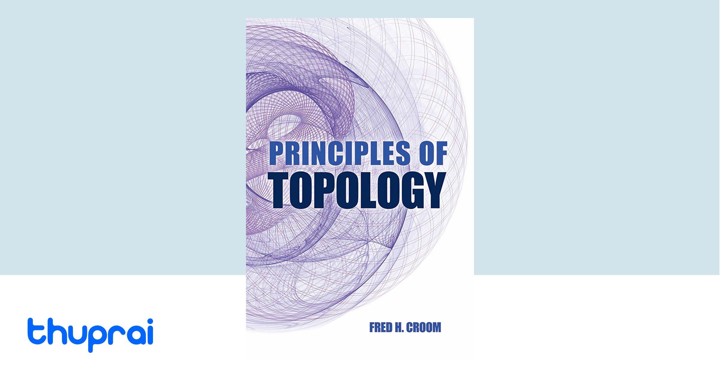 Buy Principles of Topology (Dover Books on Mathematics) in Nepal | Thuprai