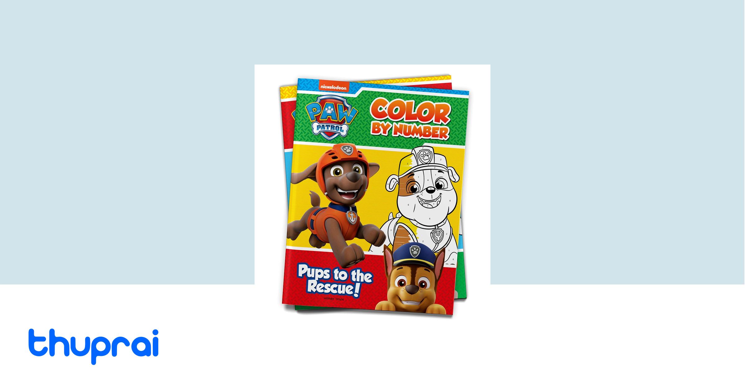 Buy Pups to the Rescue: Paw Patrol, Color By Number Activity Book in ...