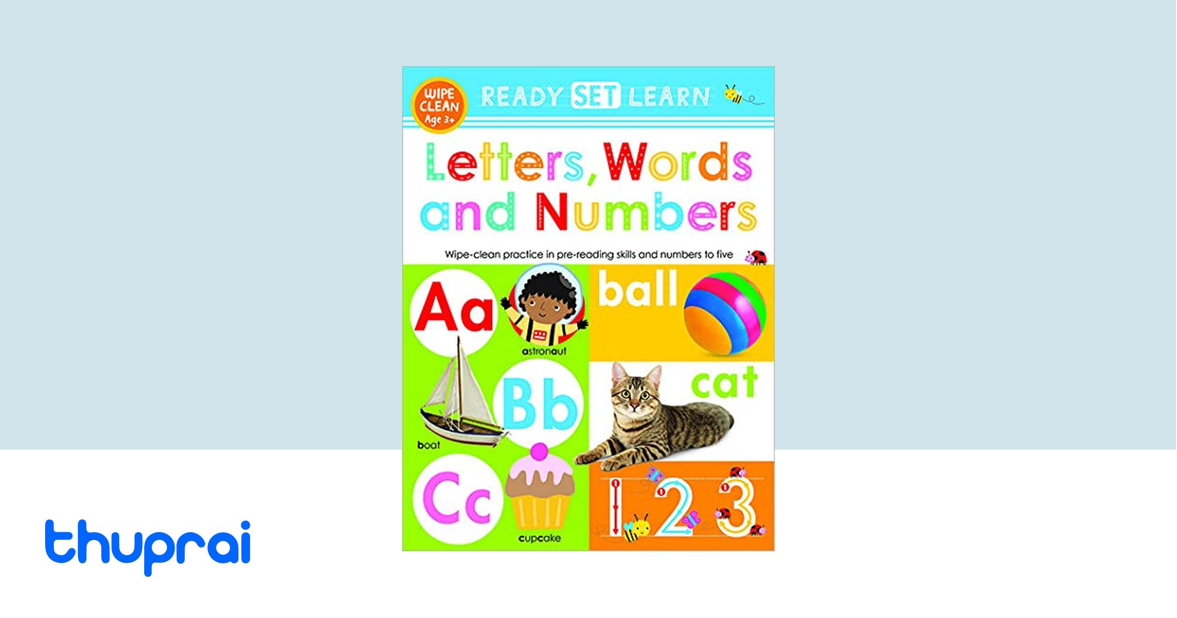 Buy Ready Set Learn Workbooks: Letters, Words And Numbers in Nepal ...