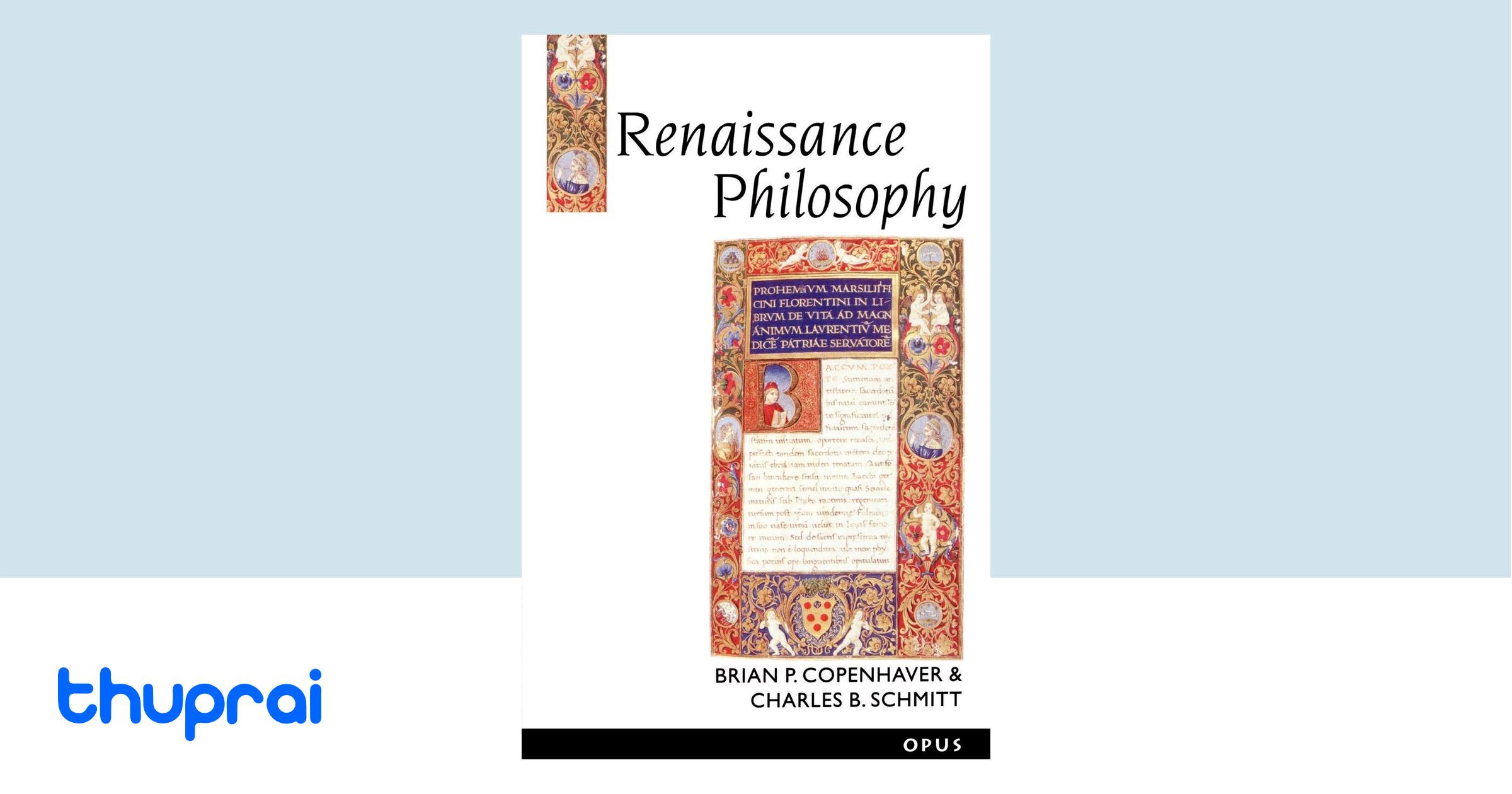 Buy Renaissance Philosophy in Nepal | Thuprai