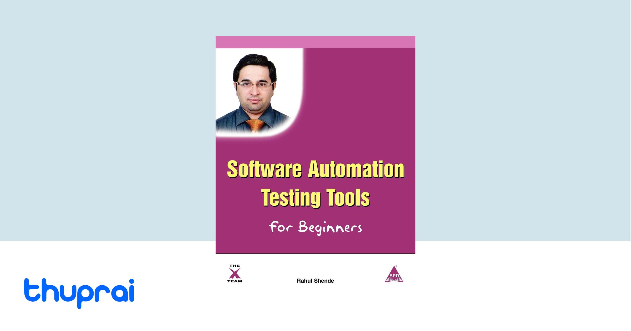 Buy Software Automation Testing Tools For Beginners In Nepal Thuprai