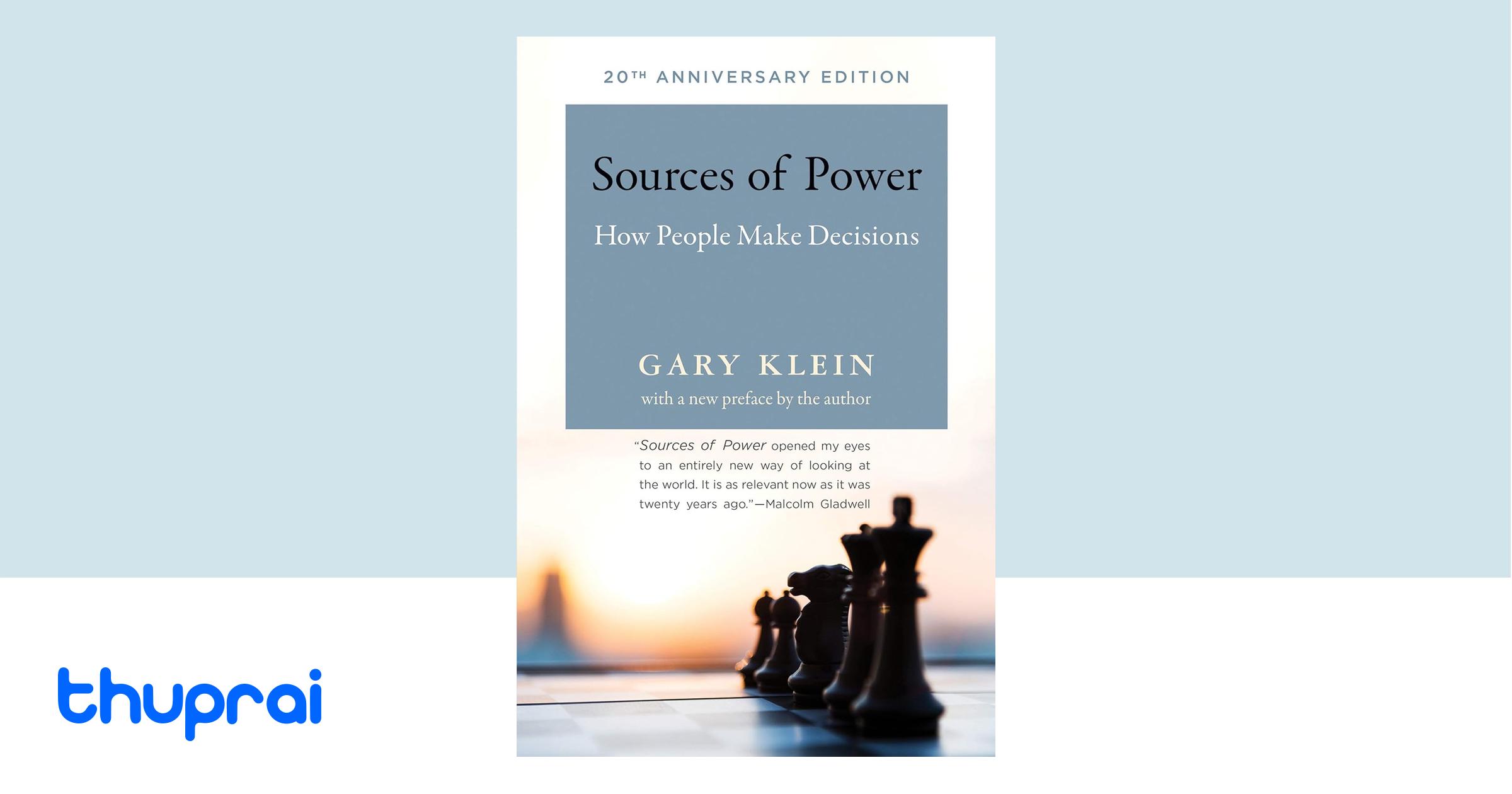 Buy Sources of Power, 20th Anniversary Edition in Nepal | Thuprai