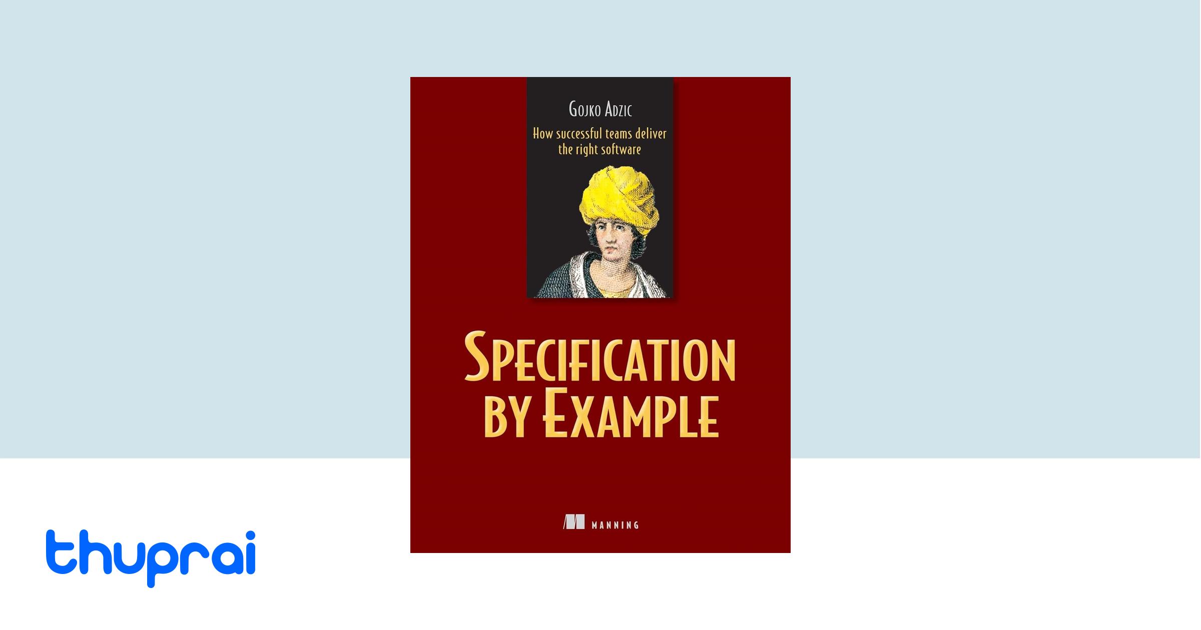 Buy Specification by Example in Nepal | Thuprai