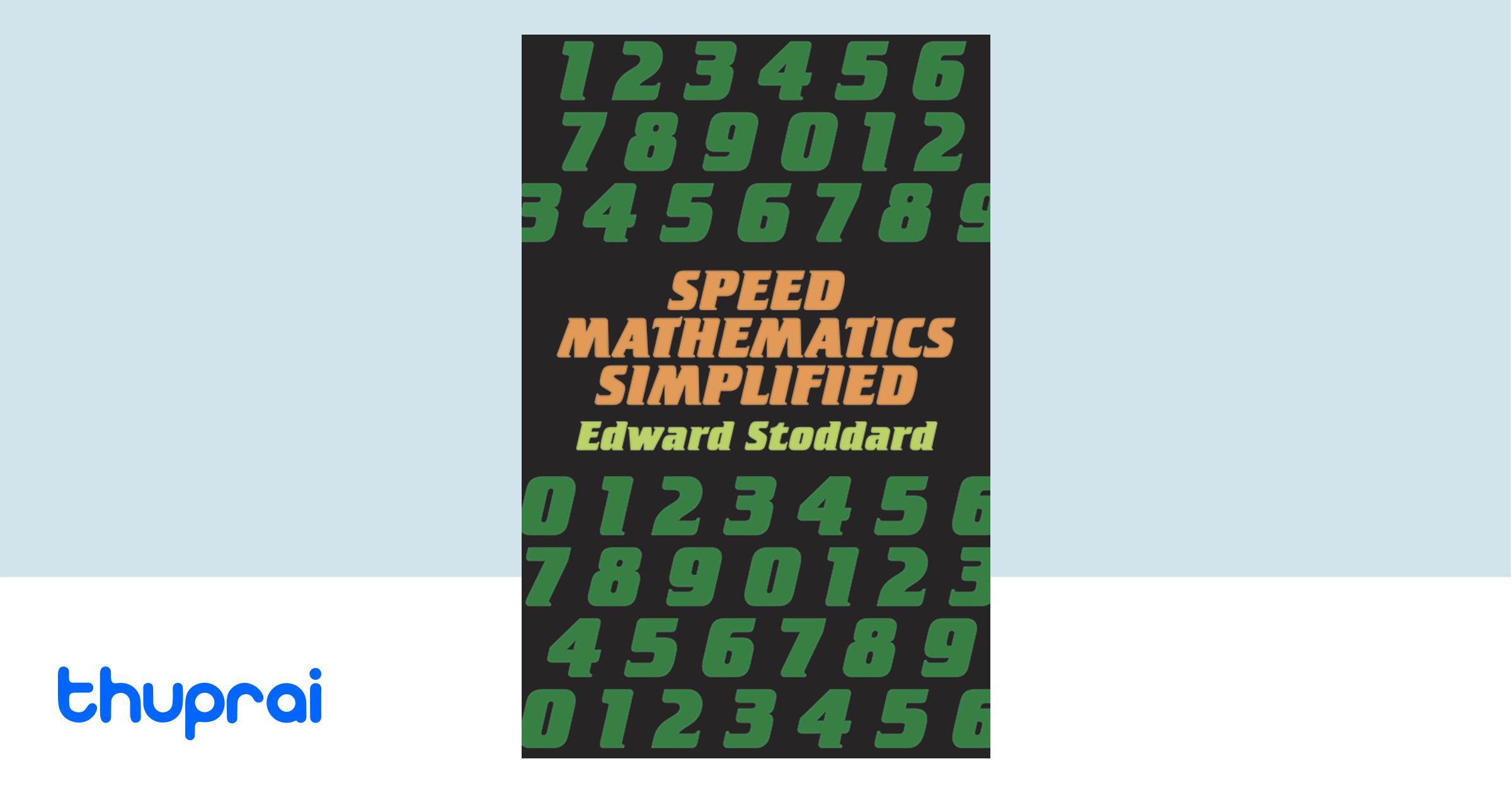 Buy Speed Mathematics Simplified (Dover Books on Mathematics) in Nepal ...
