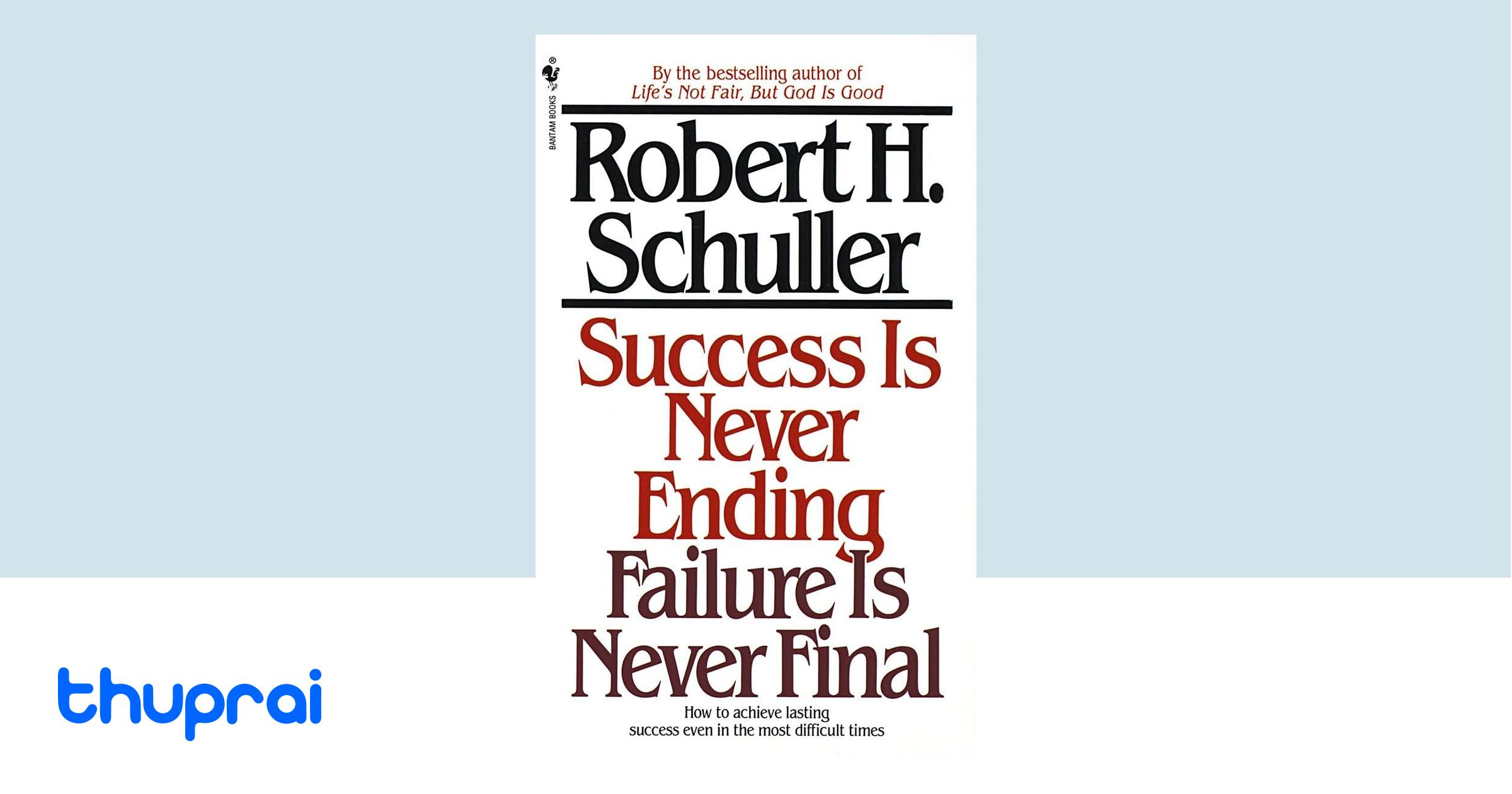 Buy Success Is Never Ending, Failure Is Never Final in Nepal | Thuprai
