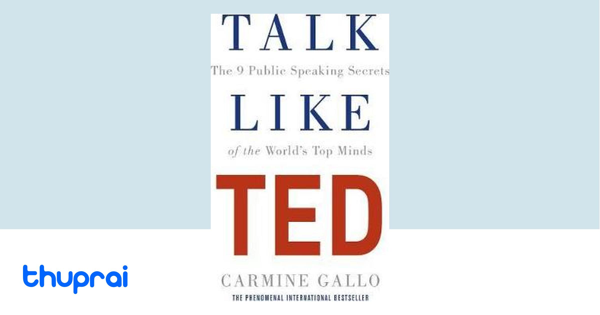 Buy Talk Like TED in Nepal | Thuprai