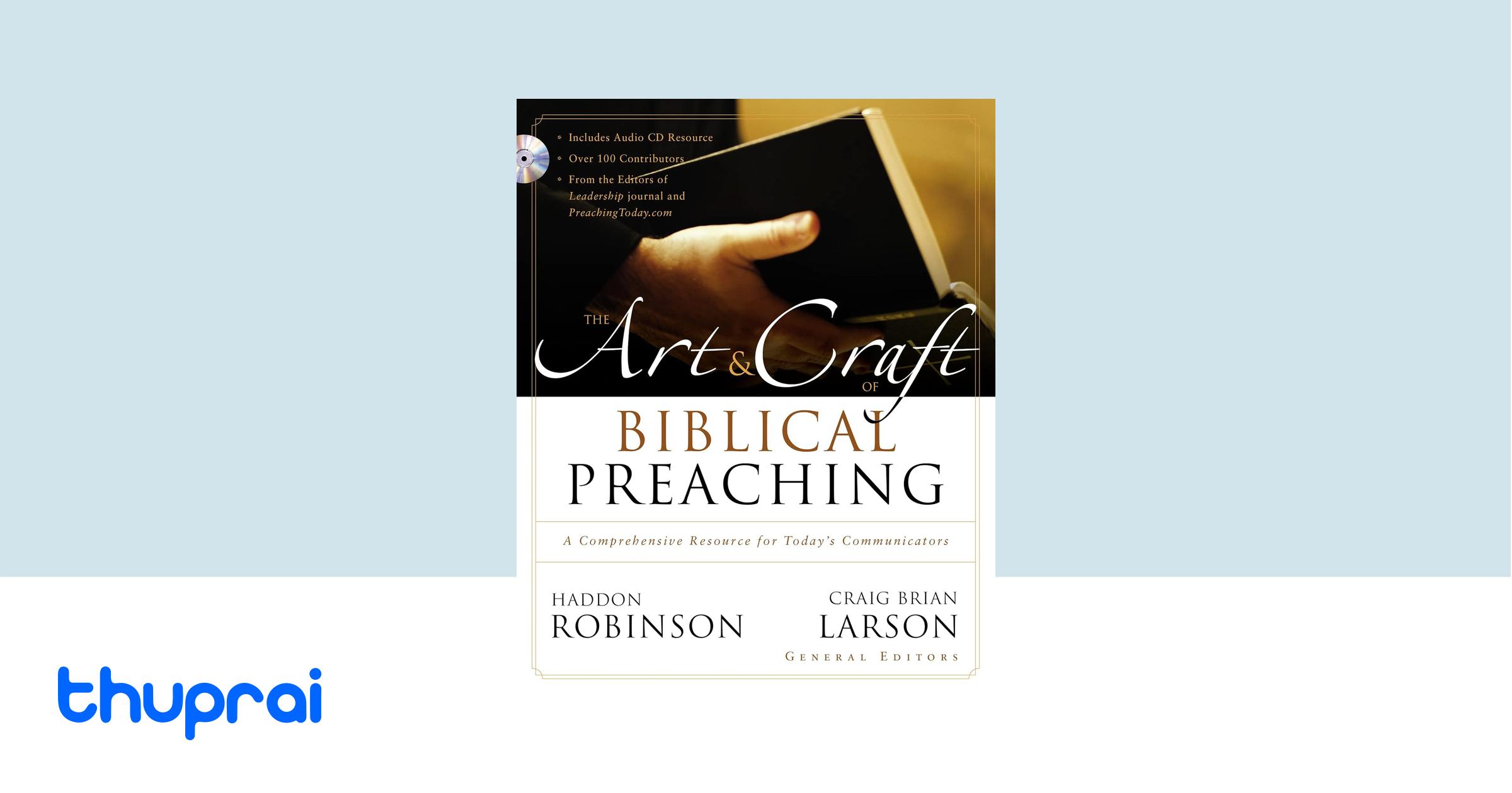 Buy The Art and Craft of Biblical Preaching in Nepal | Thuprai