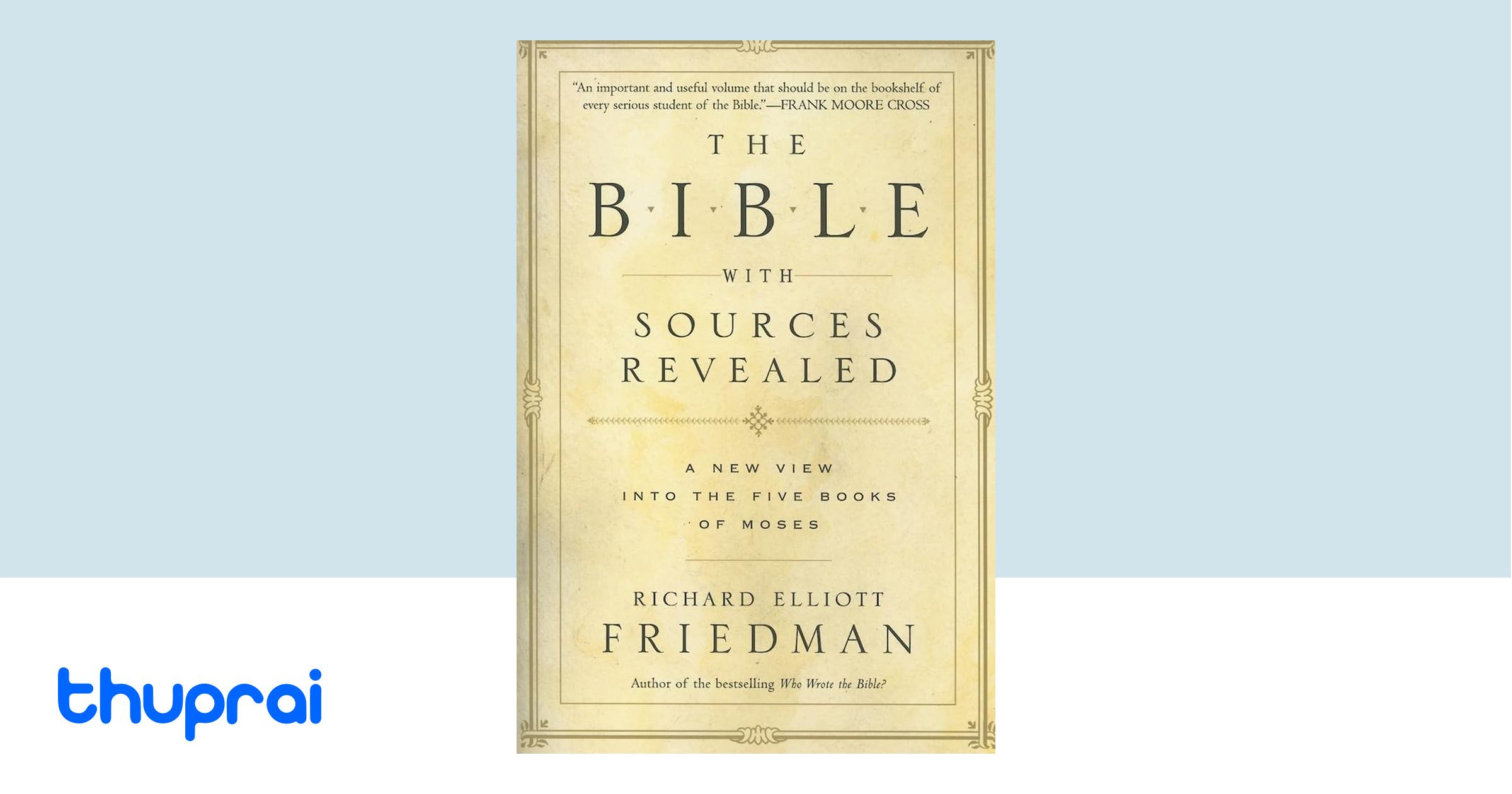 Buy The Bible with Sources Revealed in Nepal | Thuprai