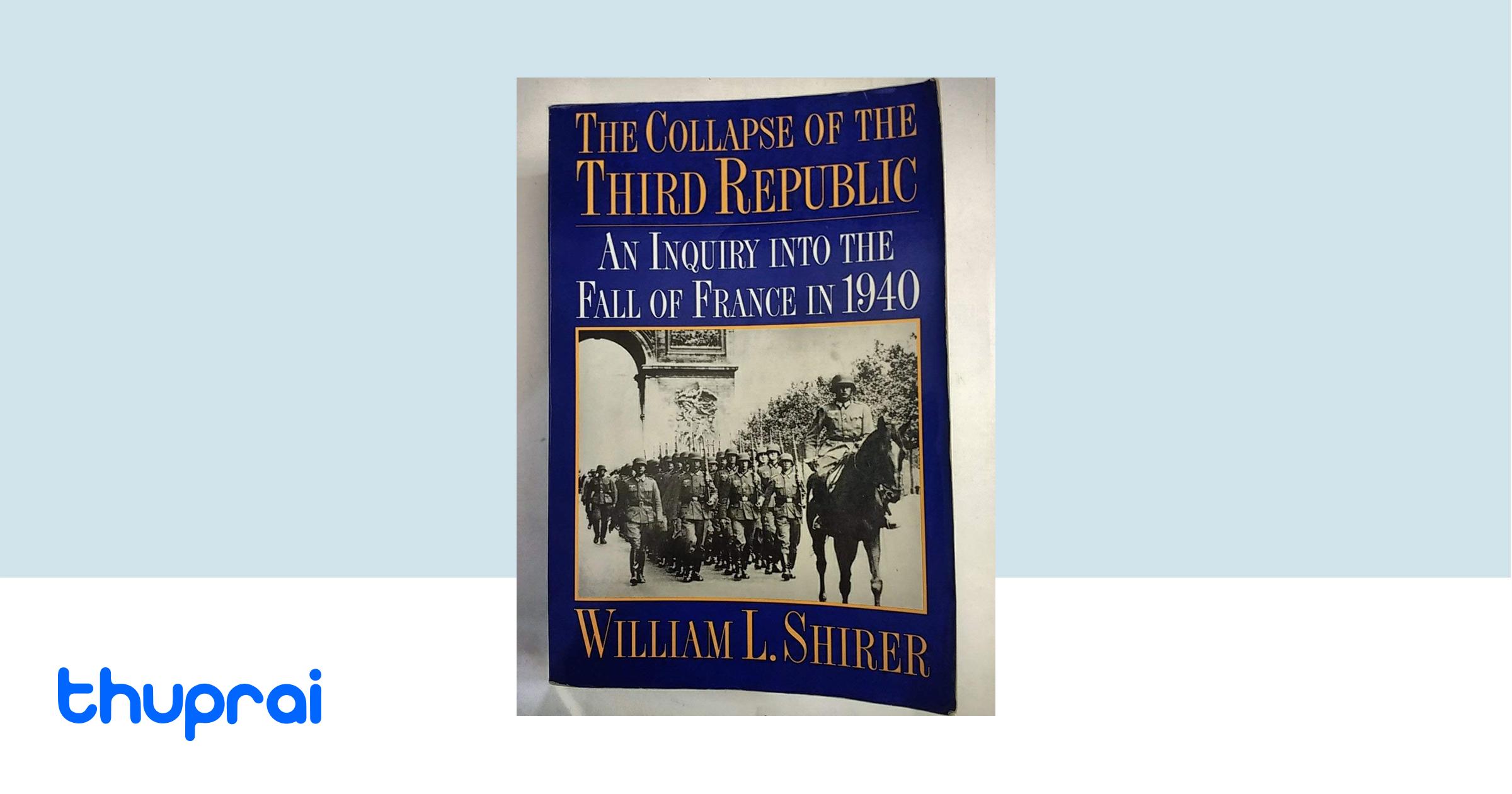 Buy The Collapse Of The Third Republic in Nepal | Thuprai