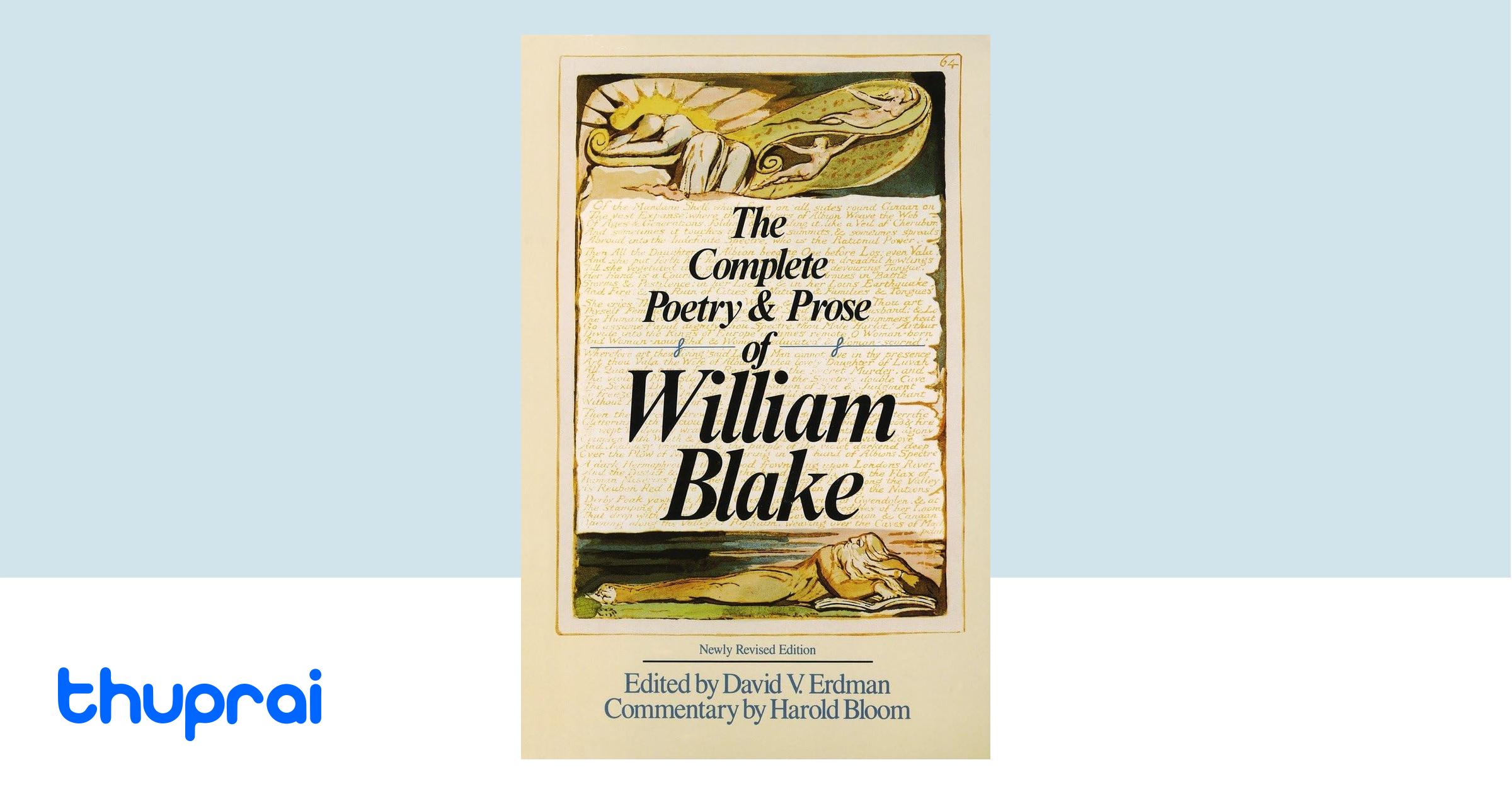 Buy The Complete Poetry & Prose of William Blake in Nepal | Thuprai