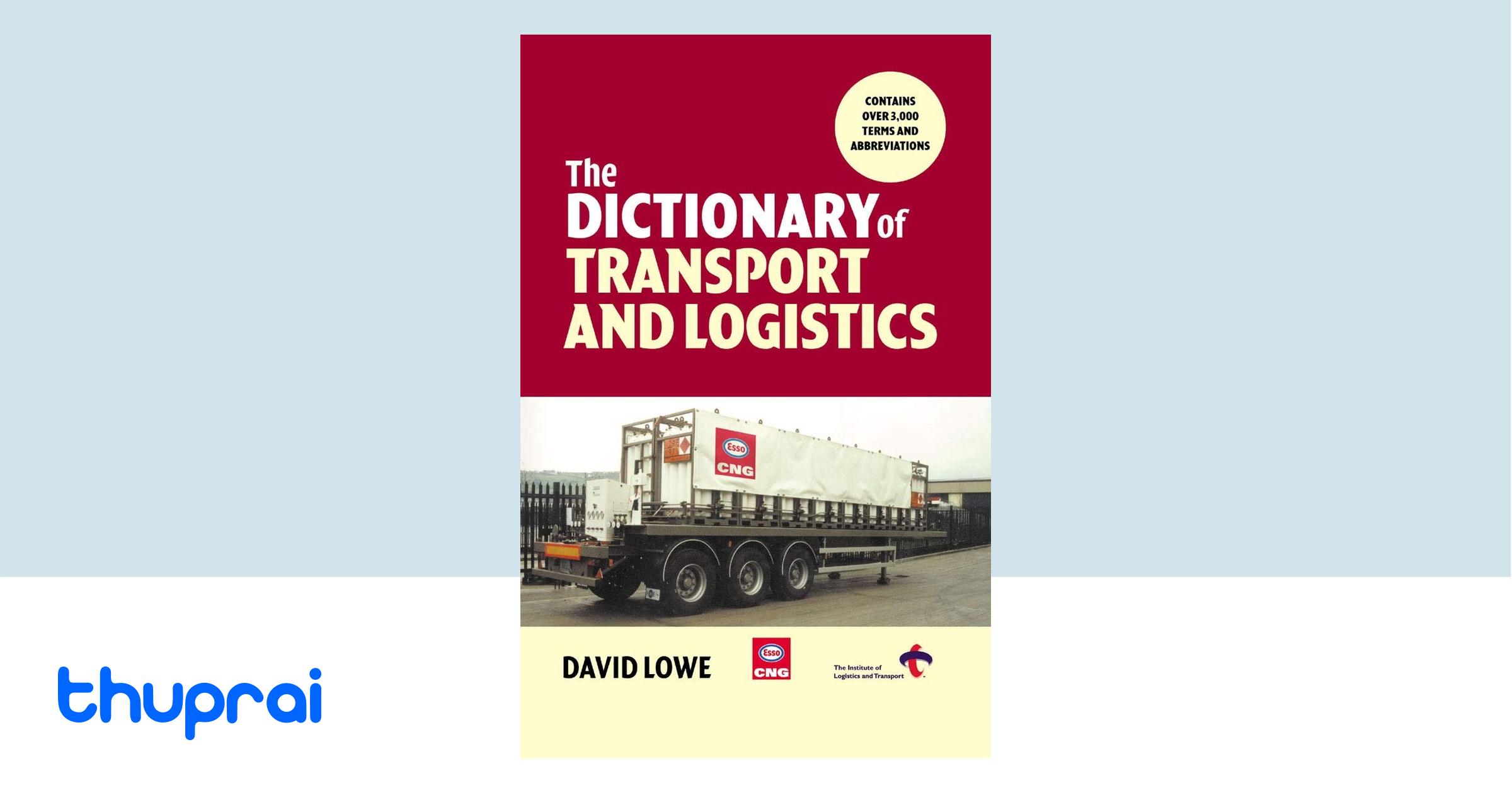 Buy The Dictionary of Transport and Logistics in Nepal | Thuprai