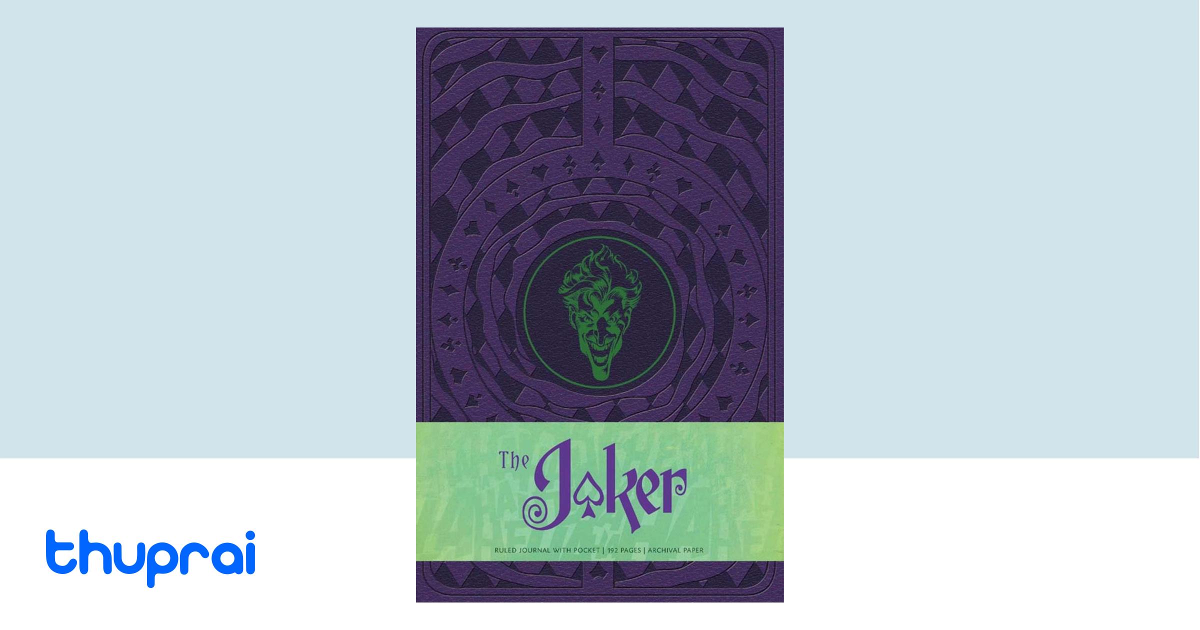 The Joker Hardcover Ruled Journal (Comics) - Matthew K Manning | Thuprai