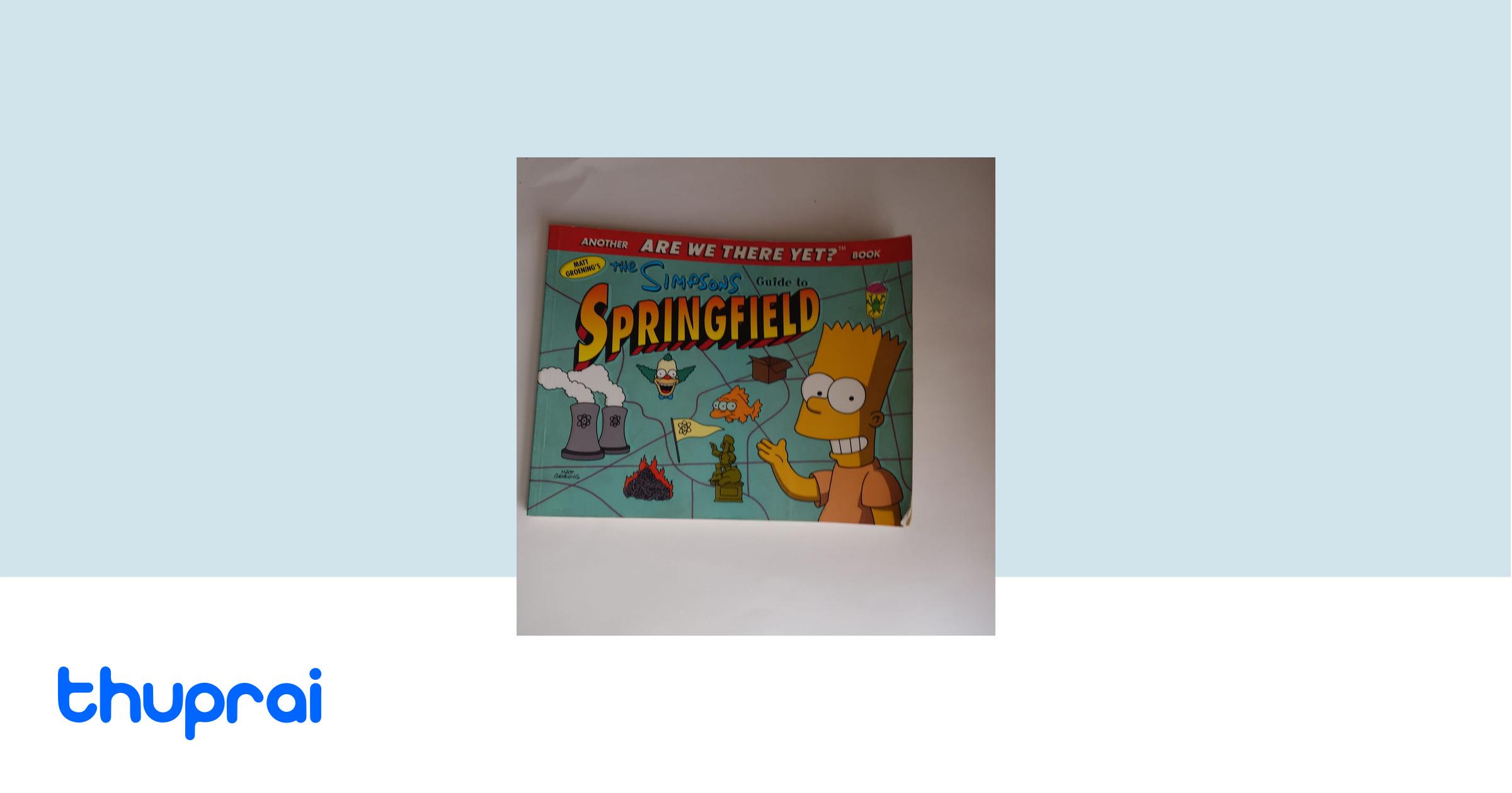 Buy The Simpsons Guide to Springfield in Nepal | Thuprai