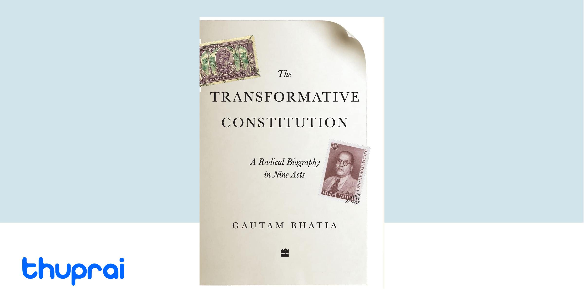 Buy The Transformative Constitution In Nepal Thuprai