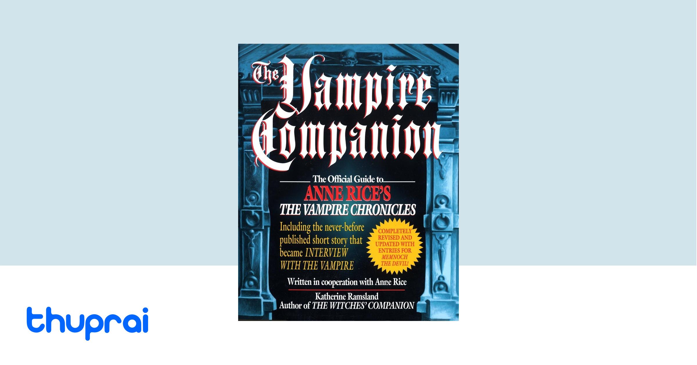 Buy The Vampire Companion in Nepal | Thuprai