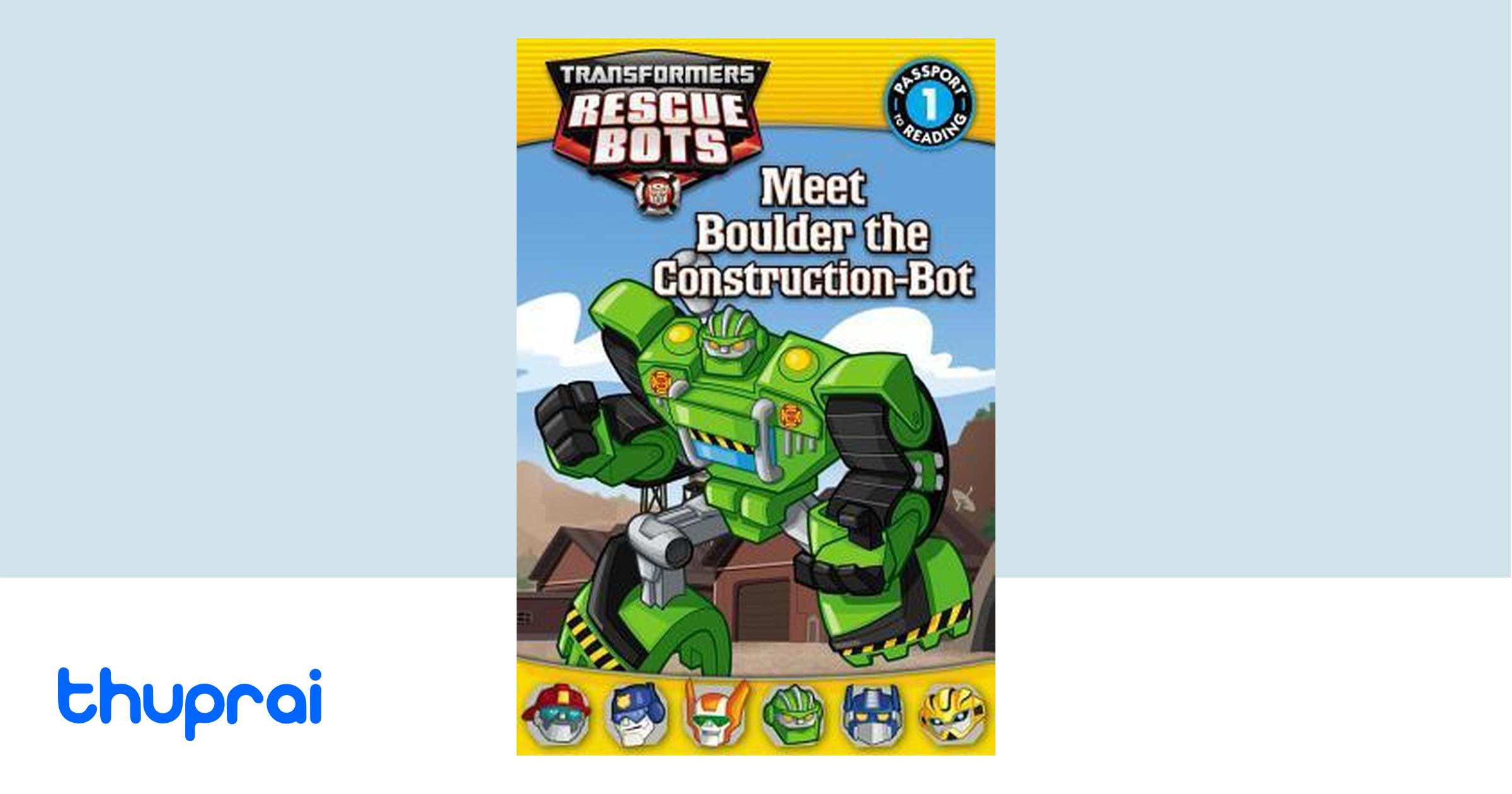 Buy Transformers: Rescue Bots: Meet Boulder the Construction-Bot in ...