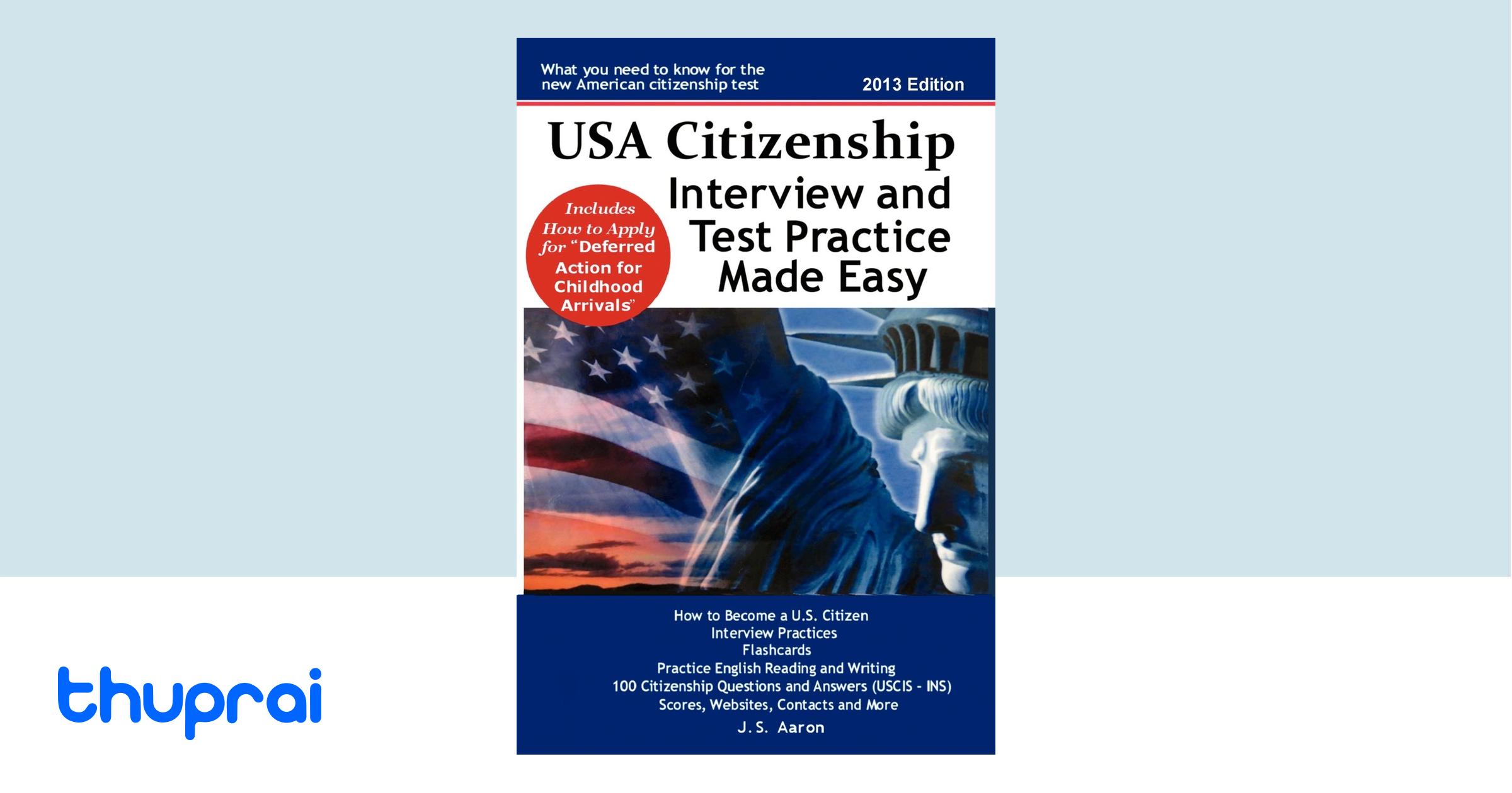 Buy USA Citizenship Interview and Test Practice Made Easy in Nepal ...