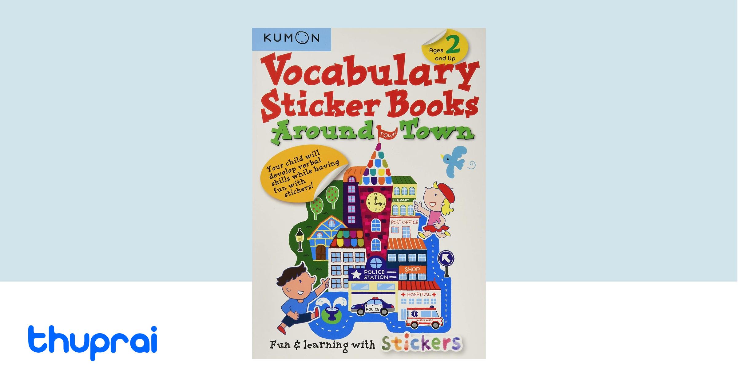 Buy Vocabulary Sticker Books Around Town in Nepal | Thuprai