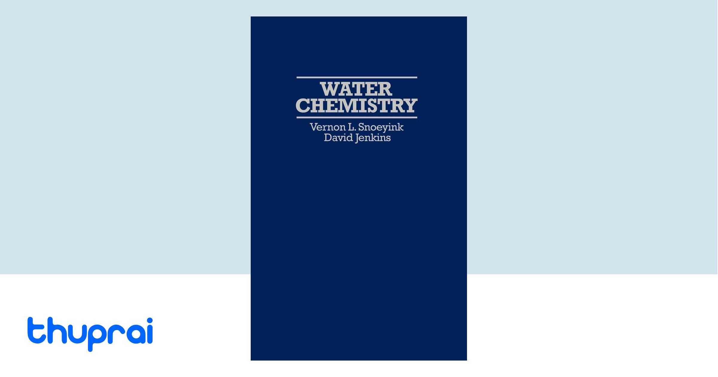 Buy Water Chemistry In Nepal Thuprai
