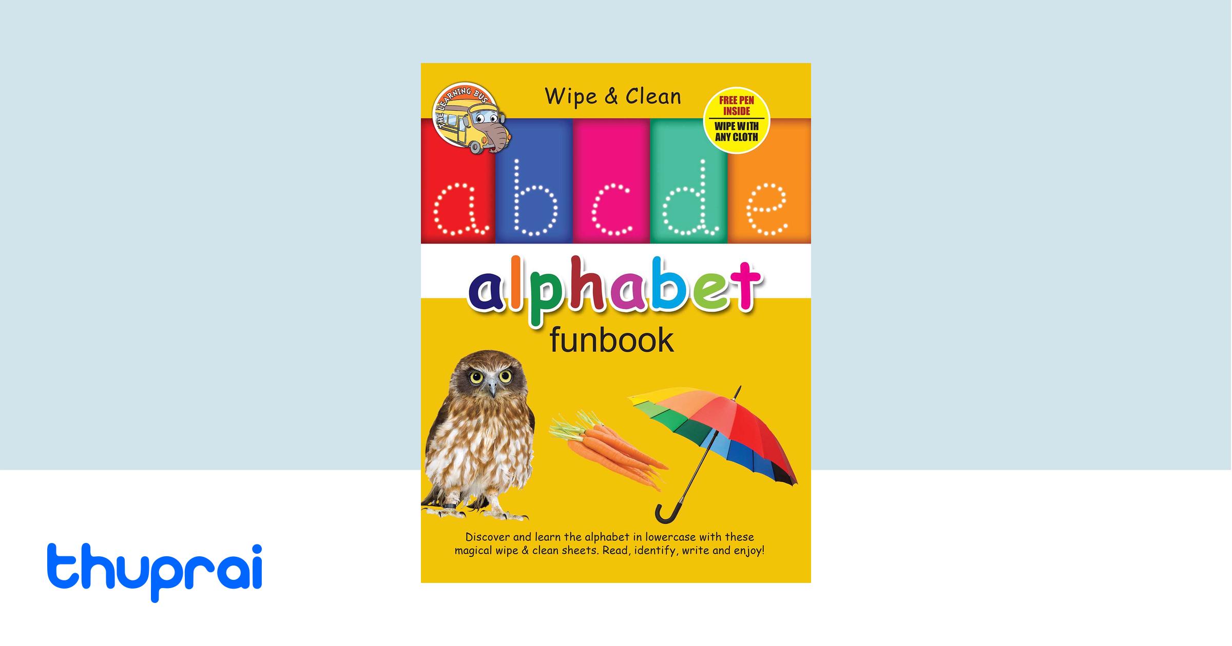 Wipe & Clean alphabet Funbook - Om Books Editorial Team | Thuprai