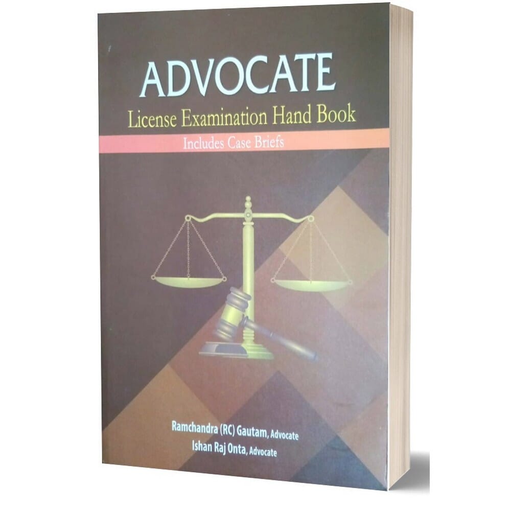 Advocate Licence Examination Handbook - Ramchandra (RC) Gautam, Ishan ...